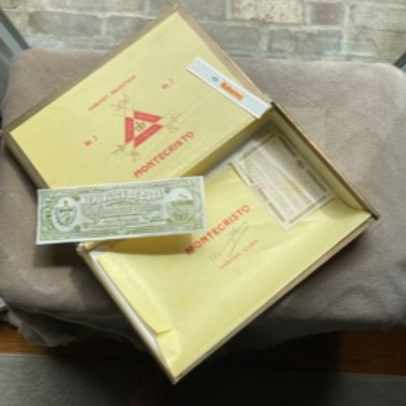Monte Cristo Habana empty box | Office | Vintage Empty Monte Cristo No ...